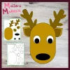 Reindeer Craft Template, Cut And Glue - Mollers Makes It