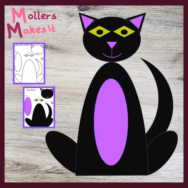 Wacky Witch Hat Craft Template - Mollers Makes It