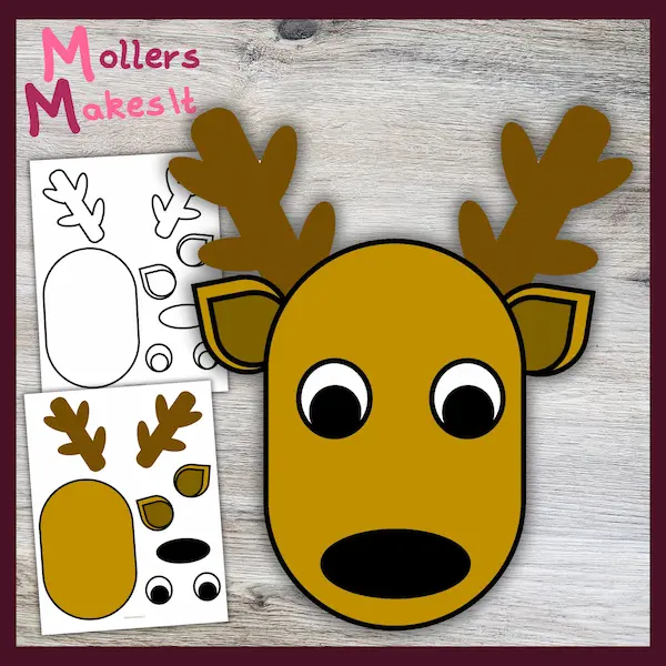 Reindeer Craft Template - Mollers Makes It