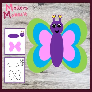 Bold Black Bear Craft Template, Cut And Glue - Mollers Makes It