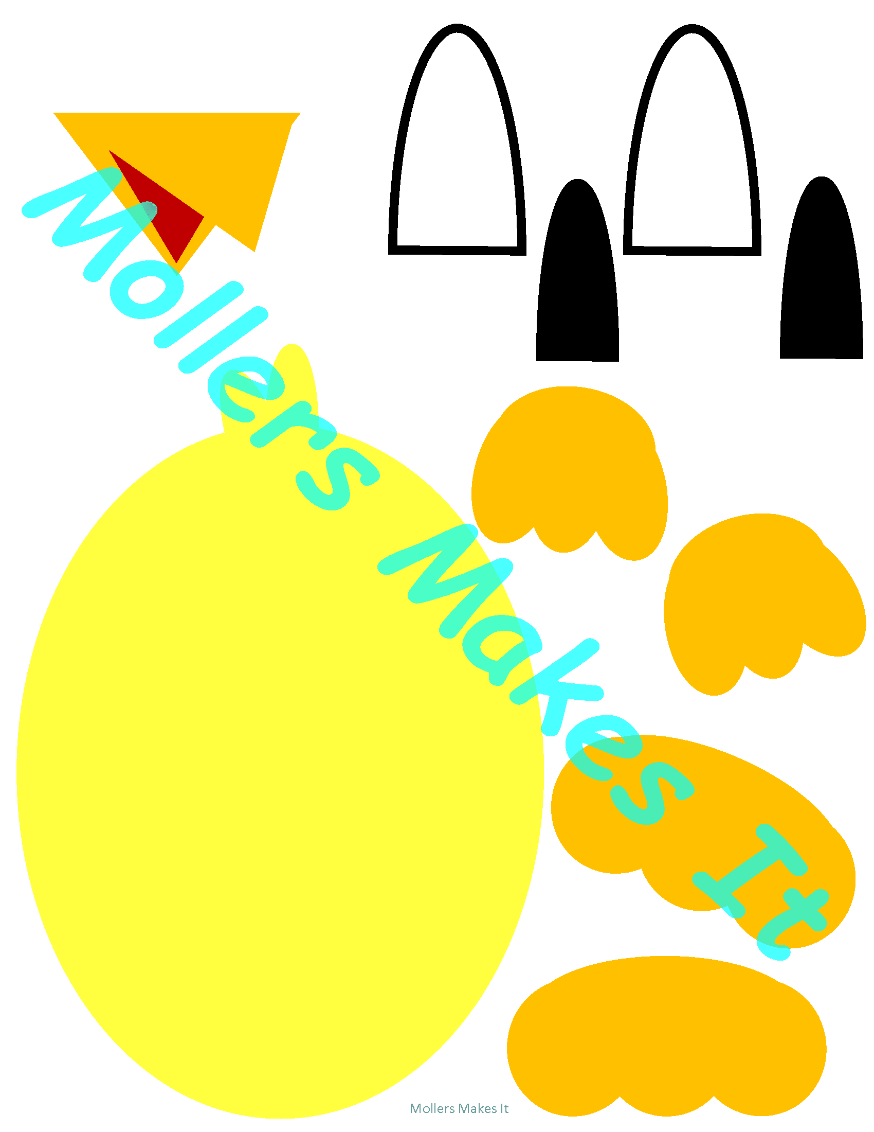 Easter Craft Template Bundle - Mollers Makes It