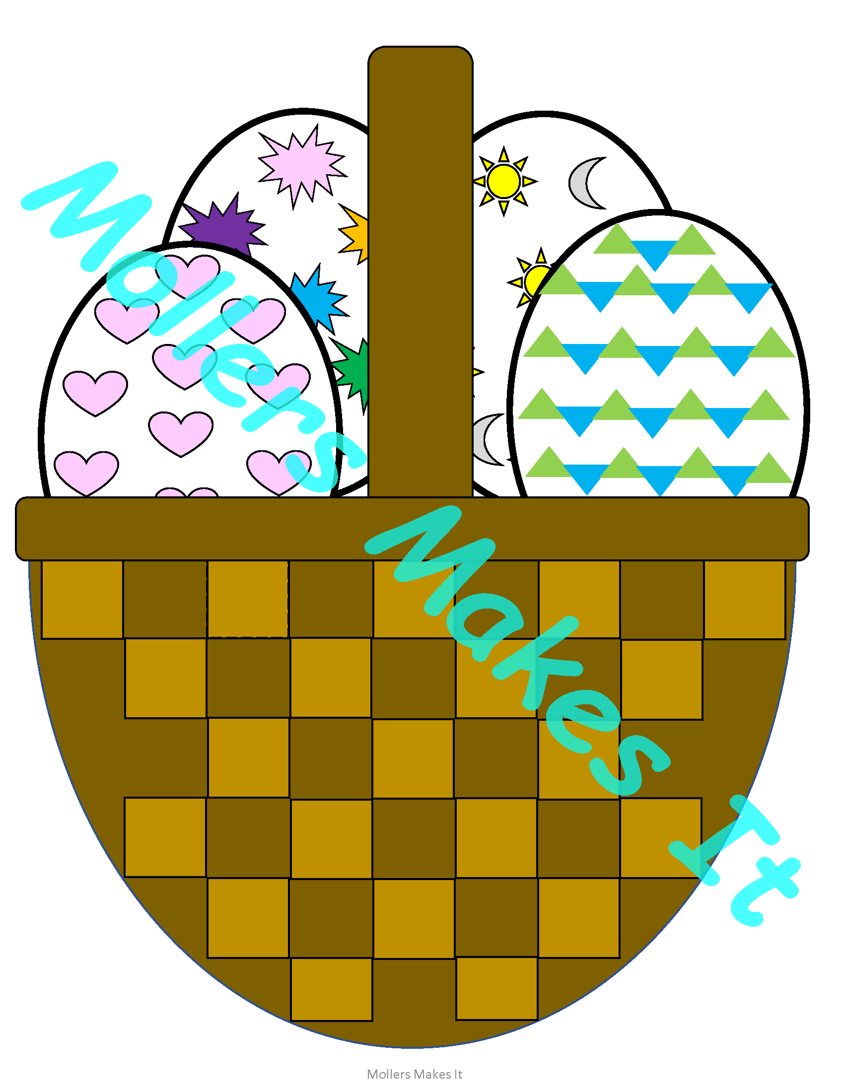 Easter Craft Template Bundle - Mollers Makes It