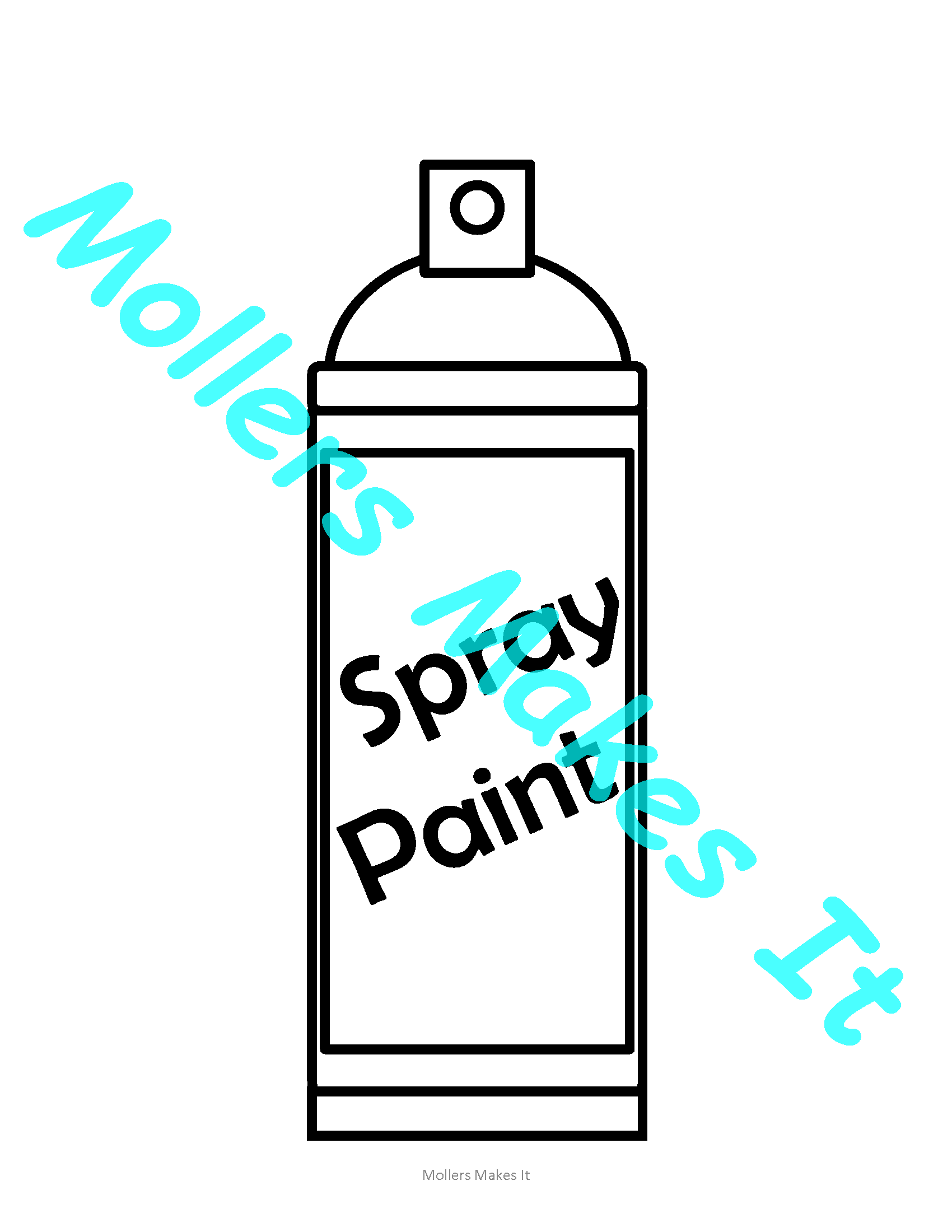 Painting Craft Template Bundle, Cut And Glue - Mollers Makes It