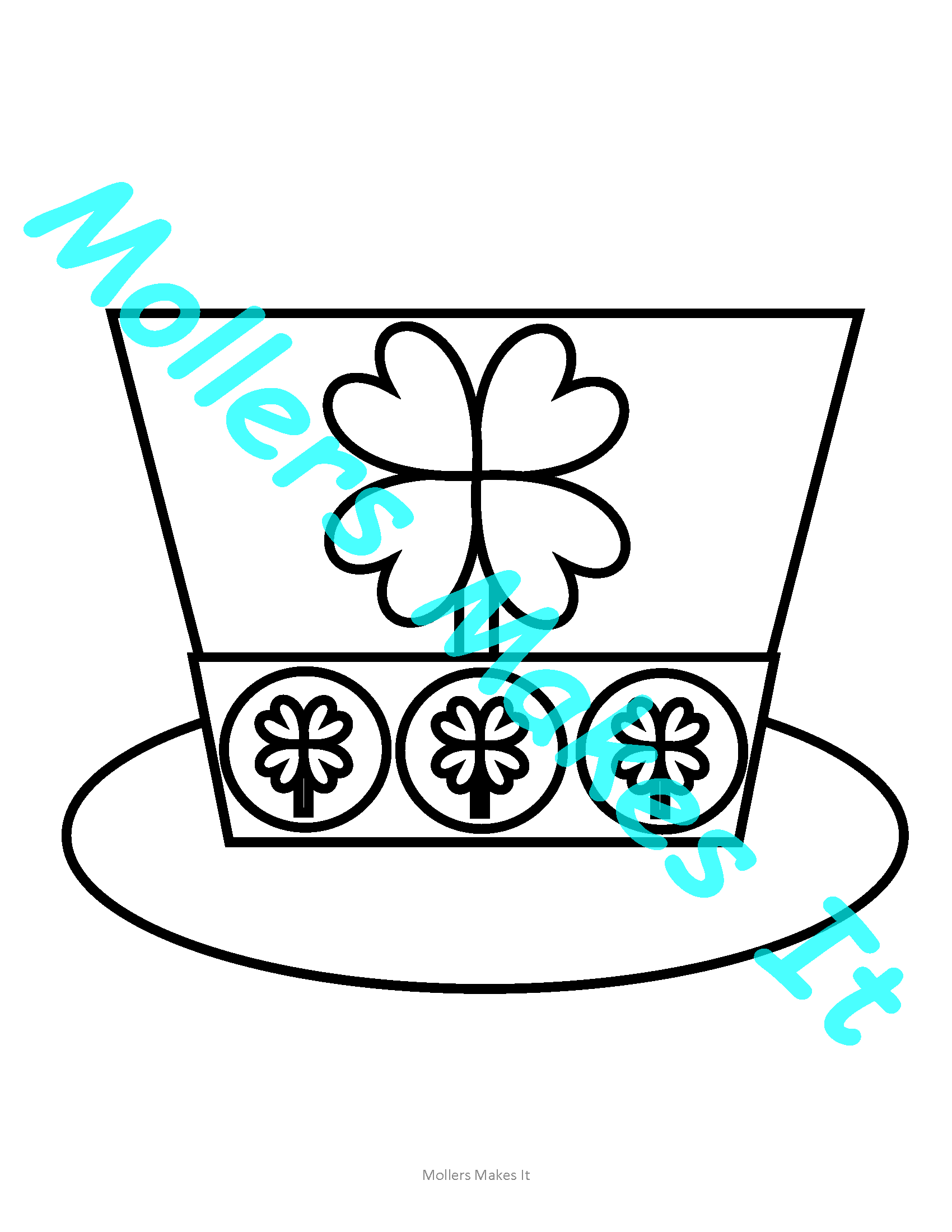 St. Patrick's Day Craft Template Bundle - Mollers Makes It