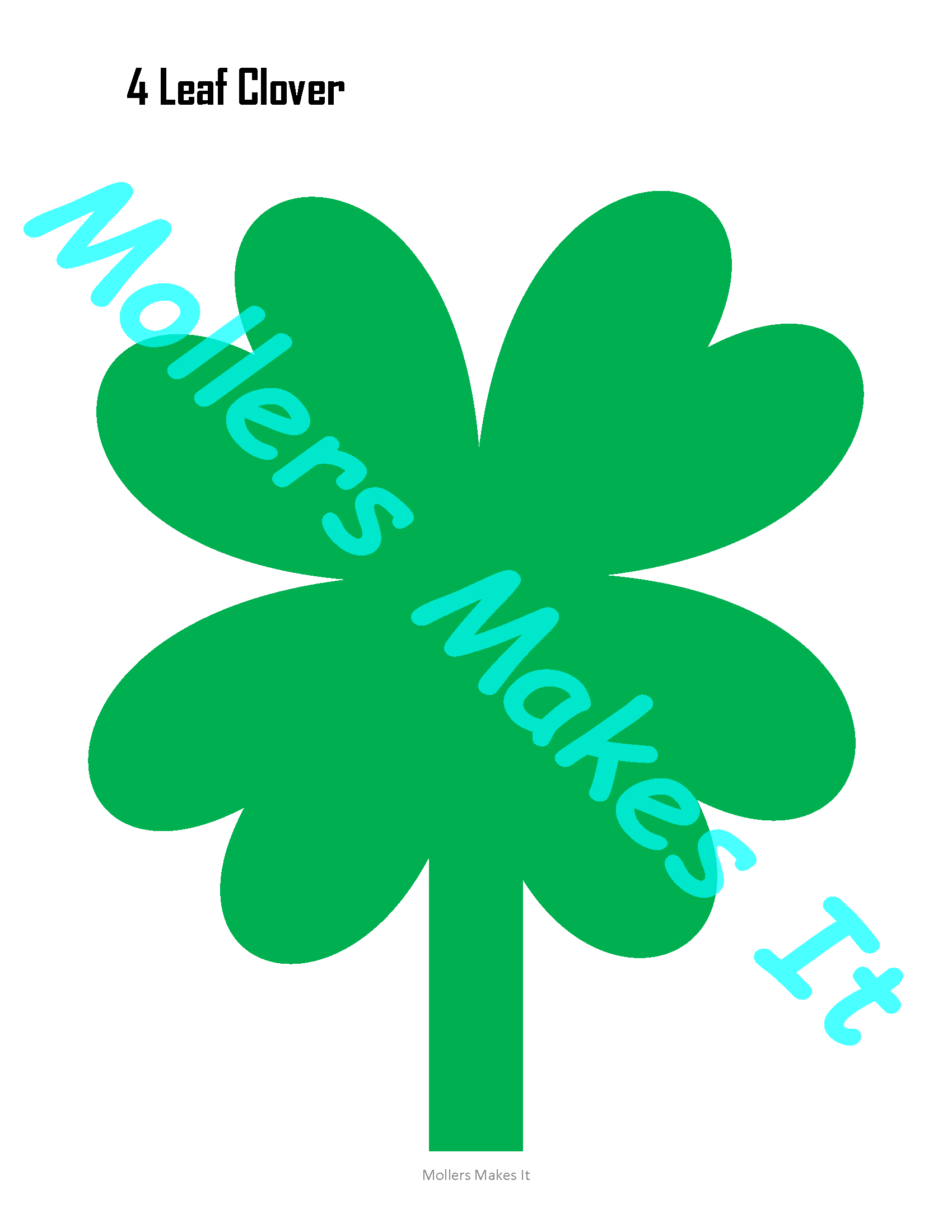 St. Patrick's Day Craft Template Bundle - Mollers Makes It