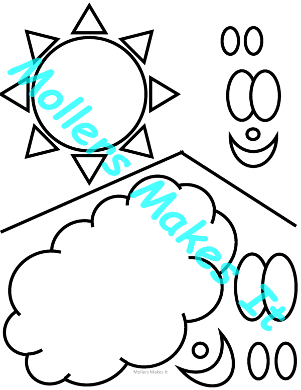 Wild Weather Craft Template Bundle - Mollers Makes It