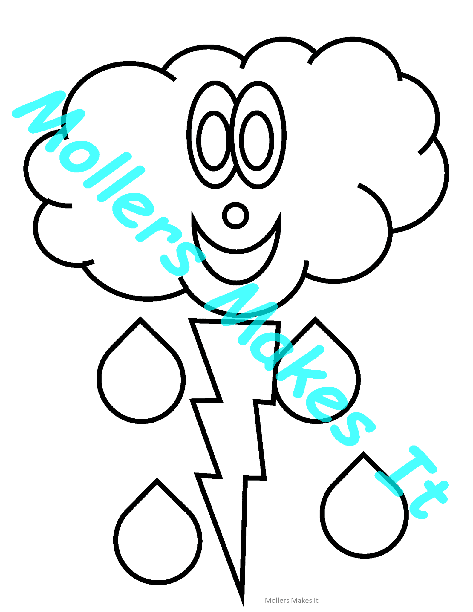 Wild Weather Craft Template Bundle - Mollers Makes It