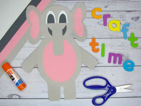 Elephant Paper Craft Instructions For Kids-Mollers Makes It