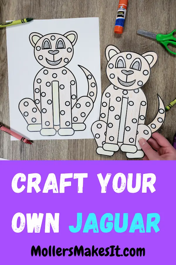 Jaguar Paper Craft Instructions For Kids-Mollers Makes It