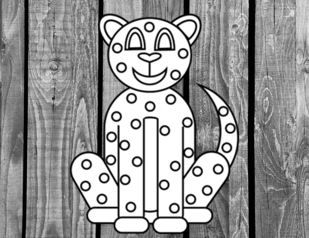 Jaguar Paper Craft Instructions For Kids-Mollers Makes It