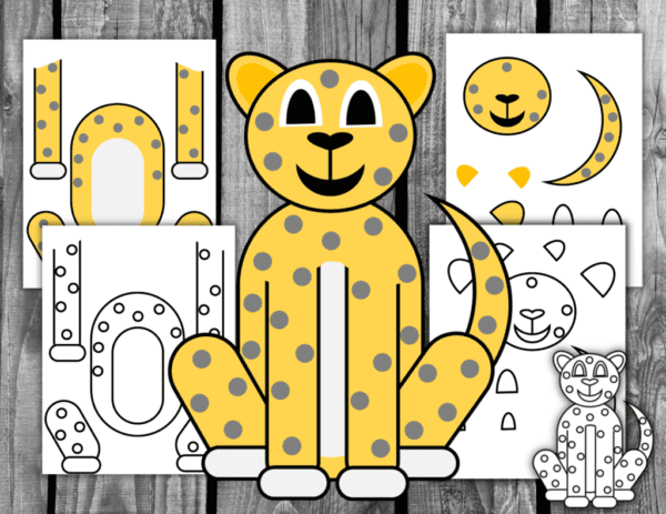 Creatively Make A Joyful Jaguar Paper Craft For Kids Swiftly