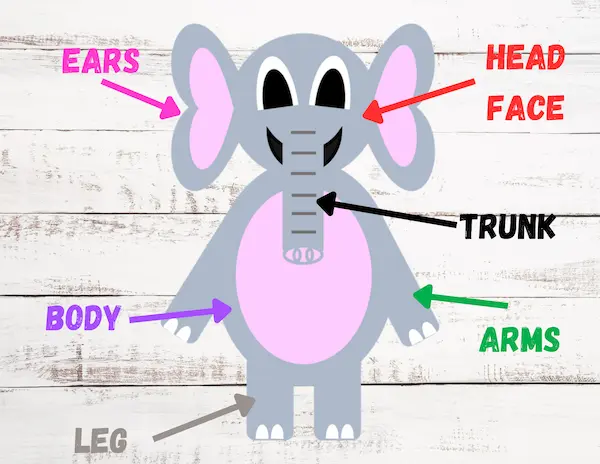 Elephant Paper Craft Instructions For Kids-Mollers Makes It