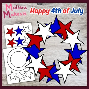 4th Of July Hat Craft Template - Mollers Makes It