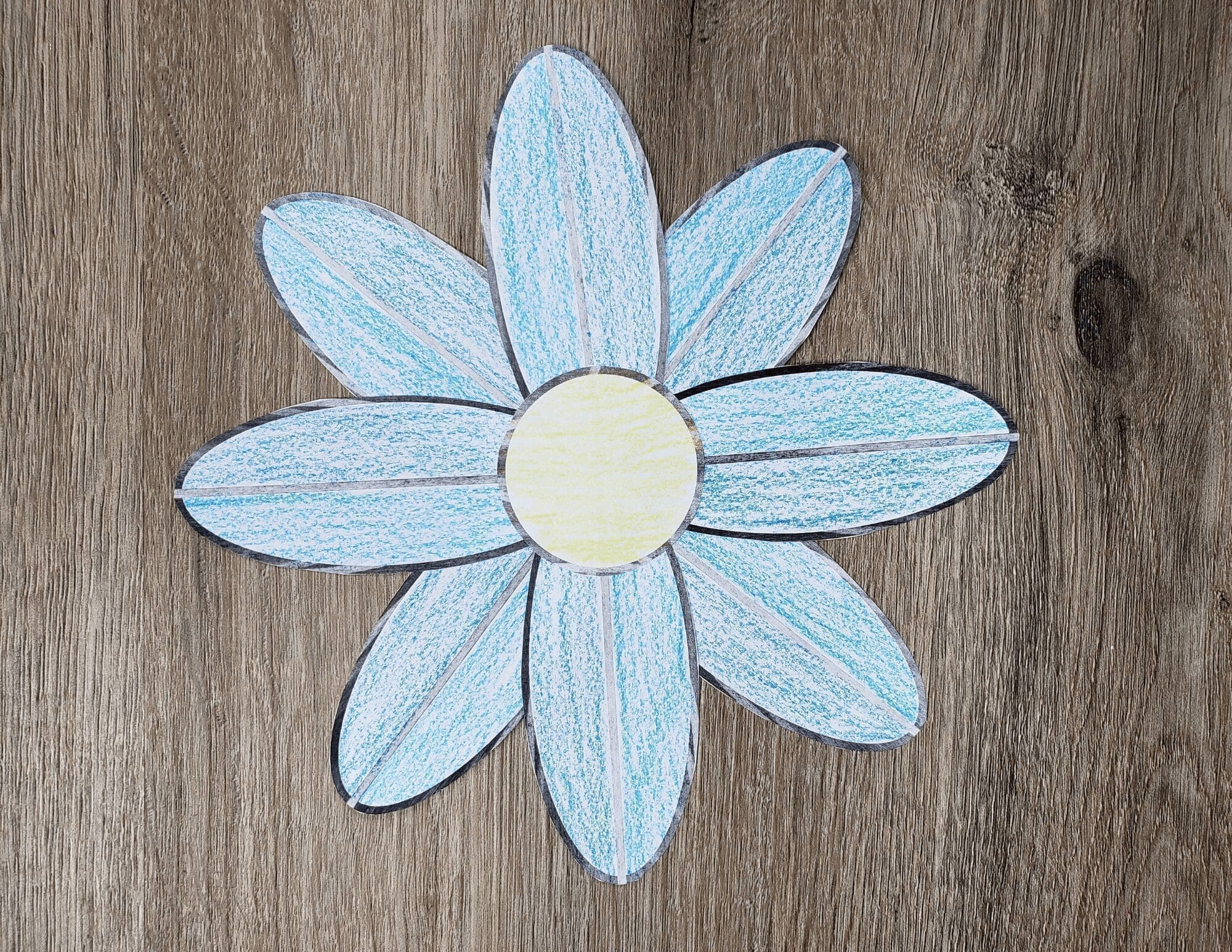 Friendly Flower Paper Craft Instructions For Kids-Mollers Makes It