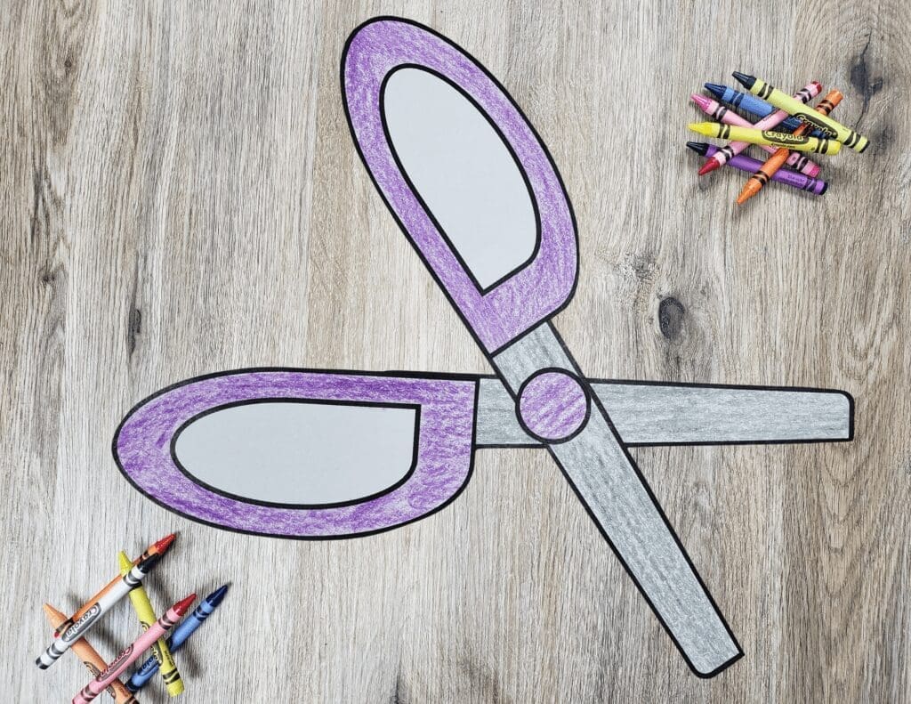 Adorable Scissors Craft: Fun For Kids In 3 Steps
