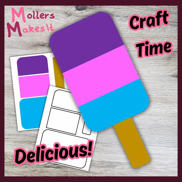 Craft A Colorful Popsicle Paper Craft With Your Kids
