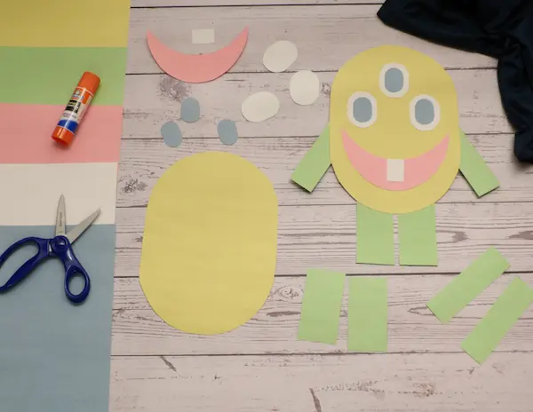 Mellow Monster Paper Craft Instructions For Kids-Mollers Makes It