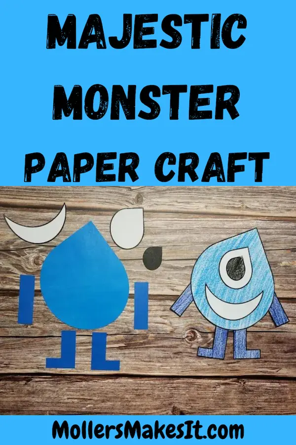 Majestic Monster Paper Craft Instructions For Kids-Mollers Makes It