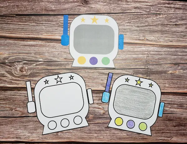 Space Helmet Craft Template - Mollers Makes It