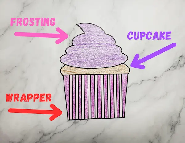 Cupcake Paper Craft Instructions For Kids-Mollers Makes It