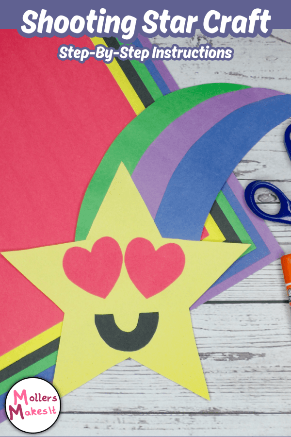 Shooting Star Craft Instructions For Kids-Mollers Makes It