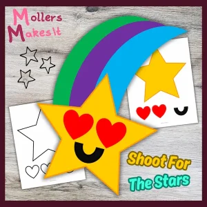 Shooting Star Craft Instructions For Kids-Mollers Makes It