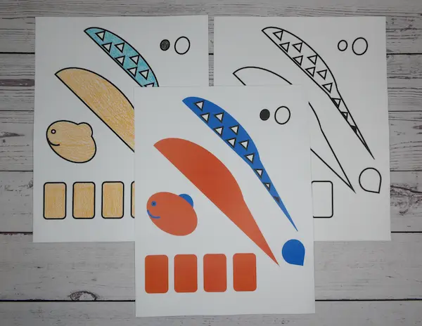 Ankylosaurus Craft Template - Mollers Makes It