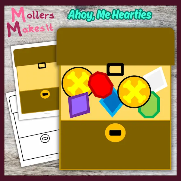 Pirate Treasure Chest Craft Instructions-Mollers Makes It