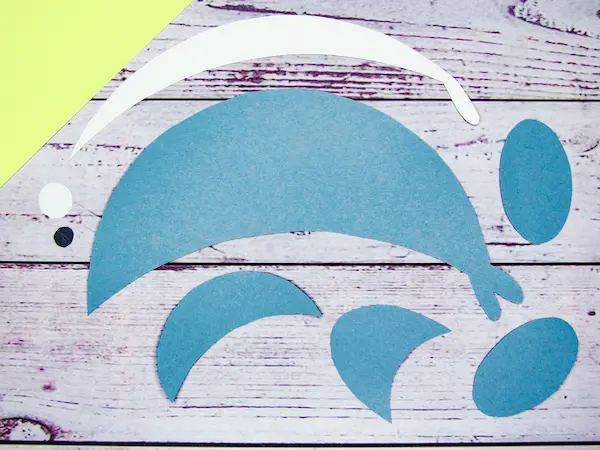 Dolphin Paper Craft For Kids- Mollers Makes It