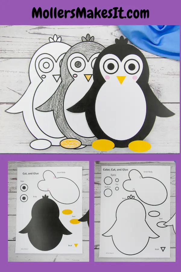 Penguin Craft For Kids- Mollers Makes It