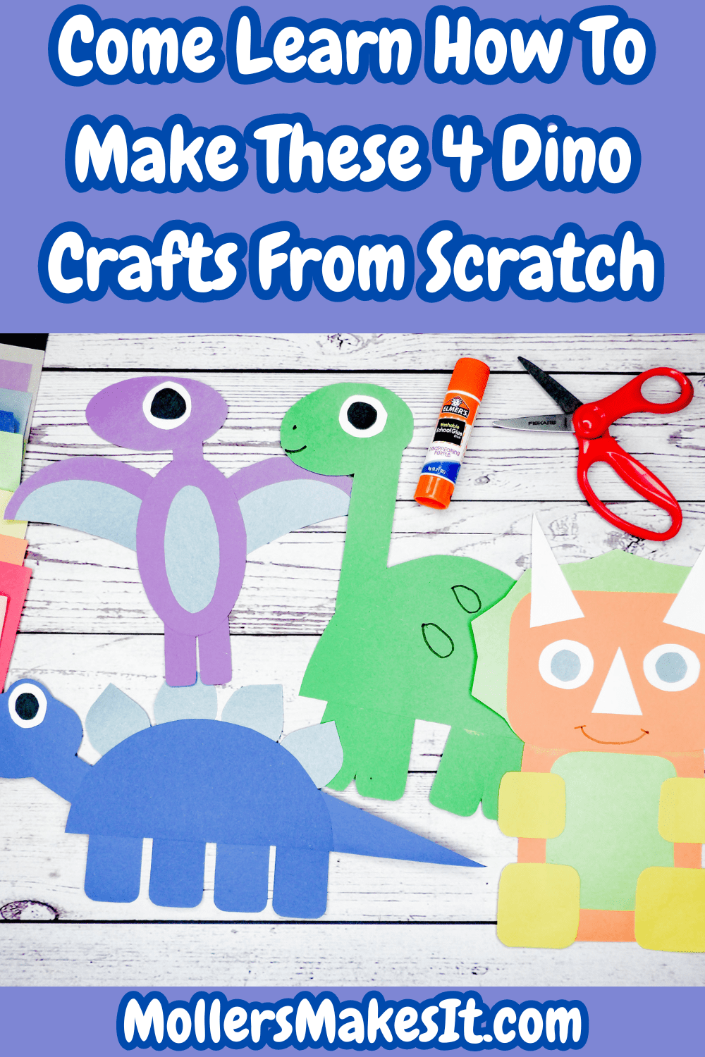 DIY Dinosaur Crafts - Mollers Makes It