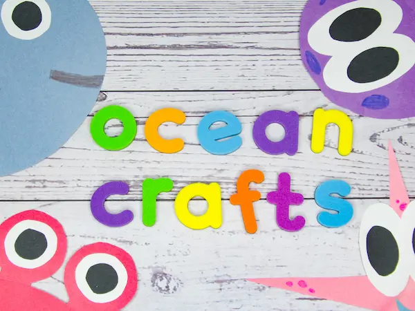 4 Ocean Animal Crafts For Kids- Mollers Makes It
