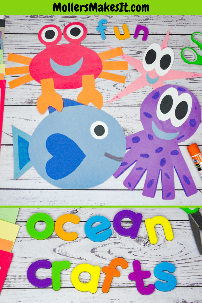4 Fun Ocean Animal Crafts For Kids To Make