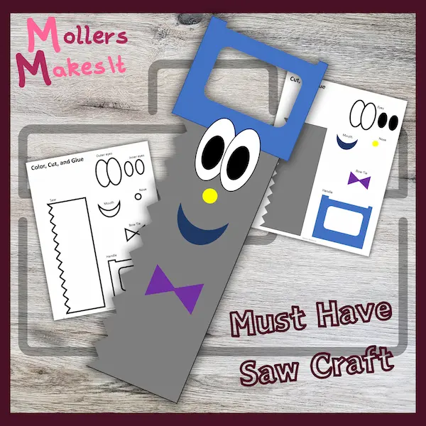 Savvy Saw Tool Craft Template - Mollers Makes It