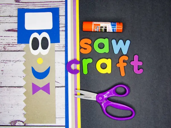 Saw Craft For Kids- Mollers Makes It