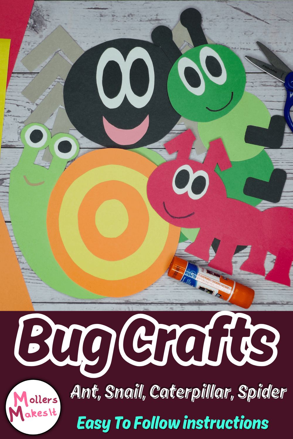 4 DIY Bug Crafts For Kids - Mollers Makes It