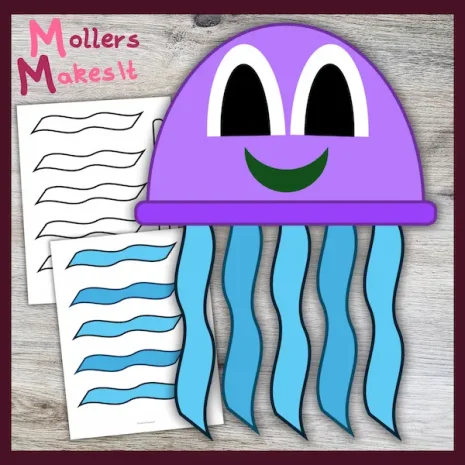 Creative Jellyfish Craft Template For Ocean Projects