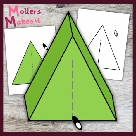 Exciting Tent Craft Template For Outdoor Fun