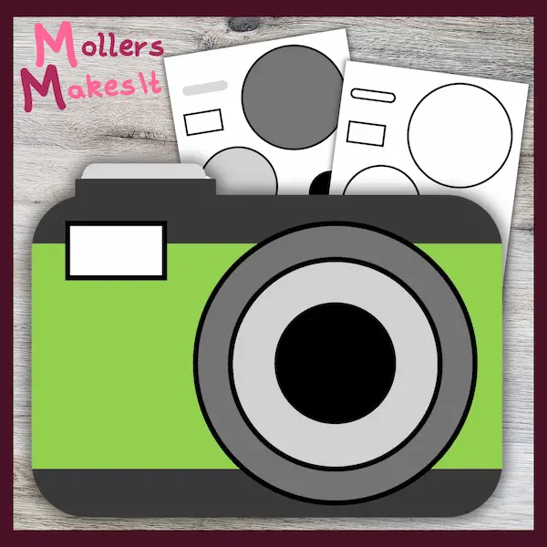 Camera Craft Template - Mollers Makes It
