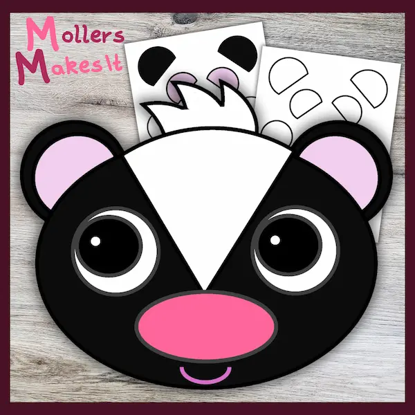 Skunk Craft Template - Mollers Makes It