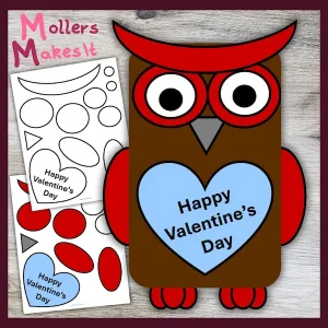 Valentine Butterfly Craft Template - Mollers Makes It