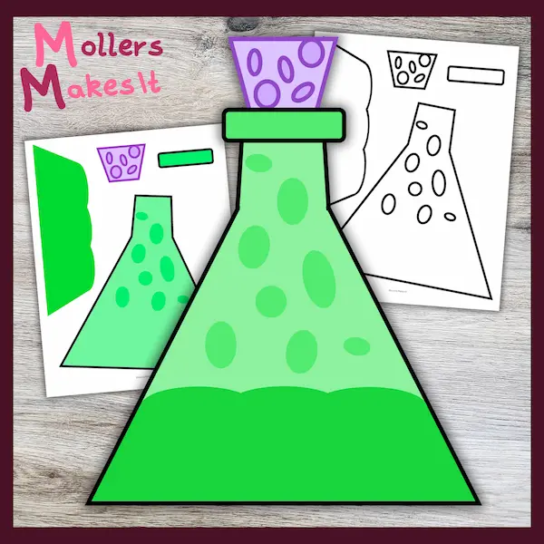 Green Potion Craft Template - Mollers Makes It