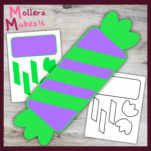 Halloween Candy Craft Template - Mollers Makes It