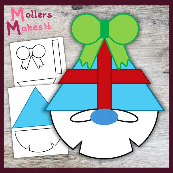 Present Gnome Craft Template - Mollers Makes It
